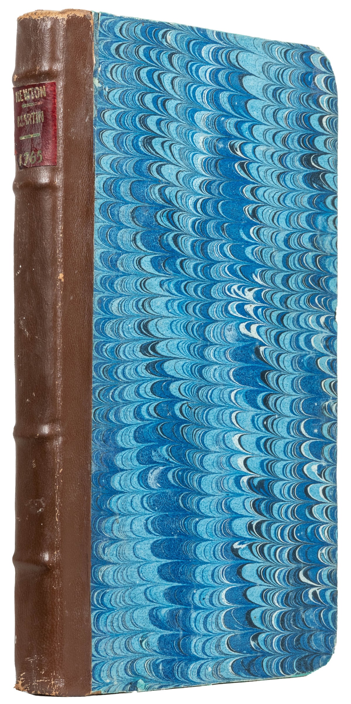 [newton, Sir Isaac, Subject]. Martin, Benjamin. A Plain And... Auction