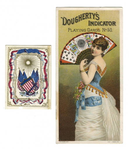 Two Dougherty Playing Card Items. Including One Andrew