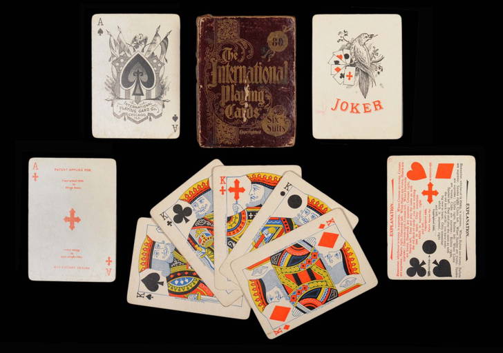 Hiram Jones “the International Playing Cards”, 6 Suits.