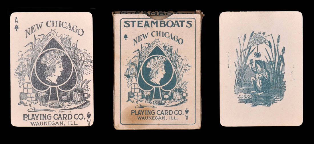 New Chicago Playing Card Co., Steamboat Playing Cards.