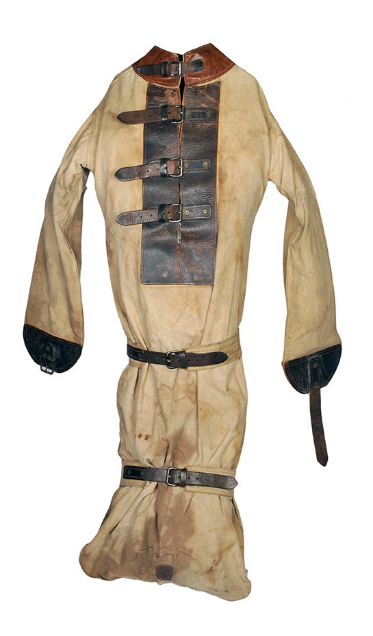 Houdini Punishment Suit. Full-length bag-style