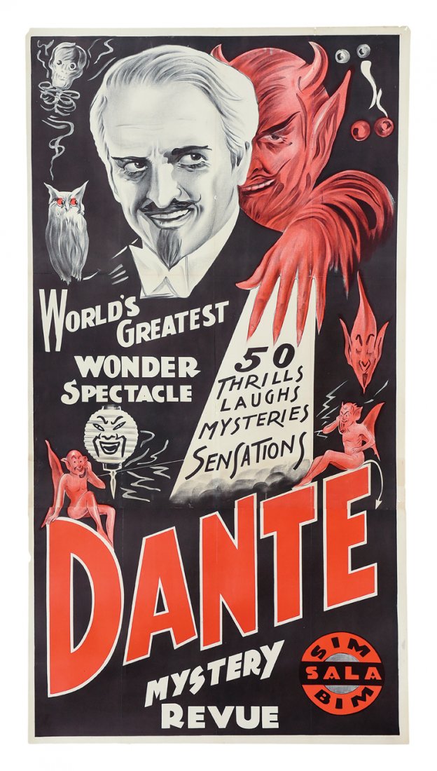 Dante. World’s Greatest Wonder Spectacle poster - Feb 07, 2015 | Potter ...