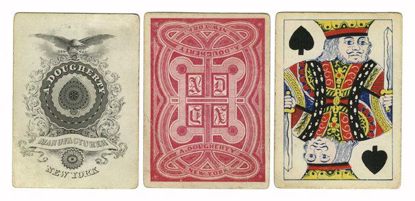 A. Dougherty Excelsior Bezique Playing Cards. New