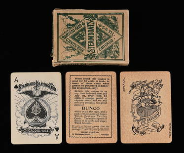 New Chicago Playing Card Co., Steamboat Playing Cards.