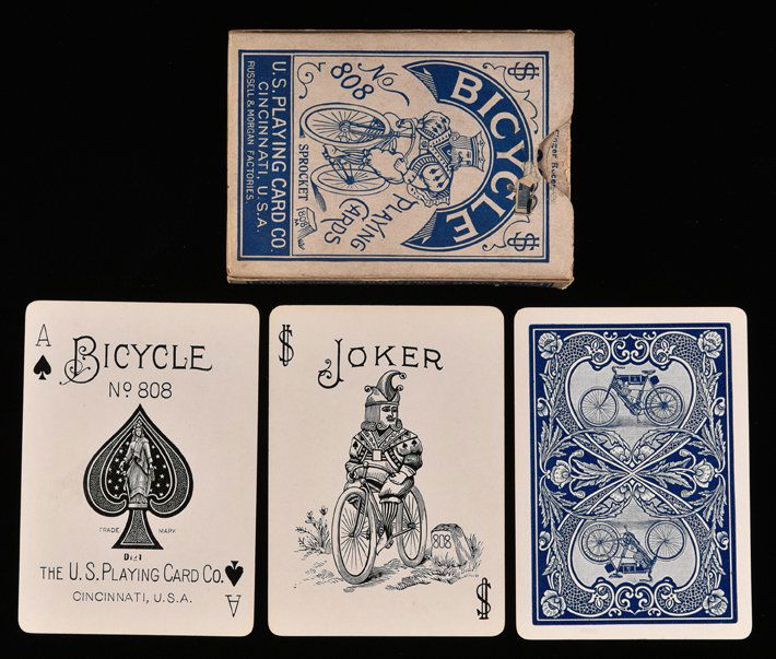 Uspc “bicycle 808” Playing Cards “sprocket” Back.