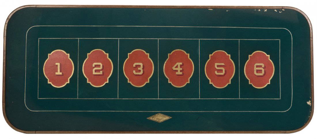 Chuck A Luck Layout. Arthur Popper, New York, Ca. 1910.