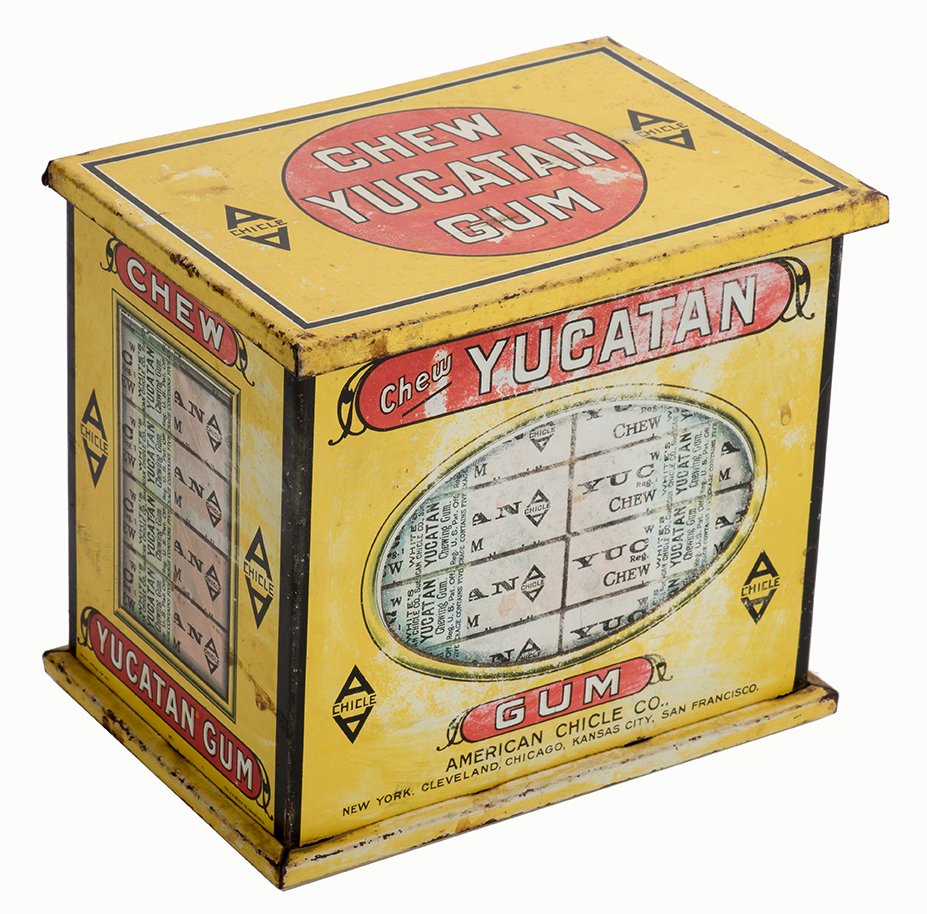 560. American Chicle Co. Yucatan Gum Tin Store Display - Sep 20, 2015 ...