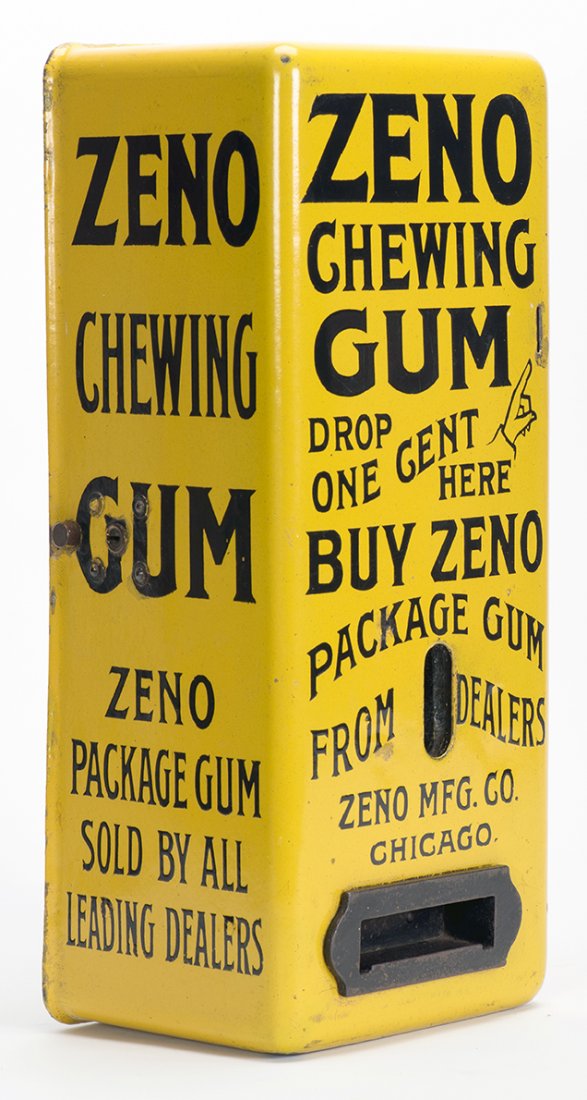 629. One Cent Zeno Chewing Gum Machine. Chicago: Zeno