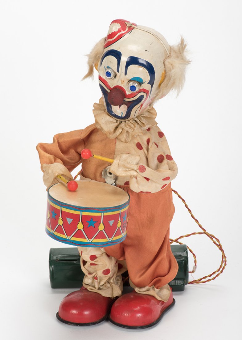 845. Blinky the Clown Toy. Japan, Amico Toy Co., 1950s.