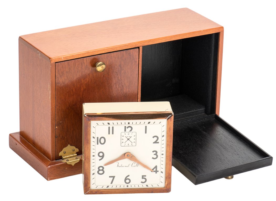 Sliding Clock Box. Alhambra, Owen Magic Supreme, ca.