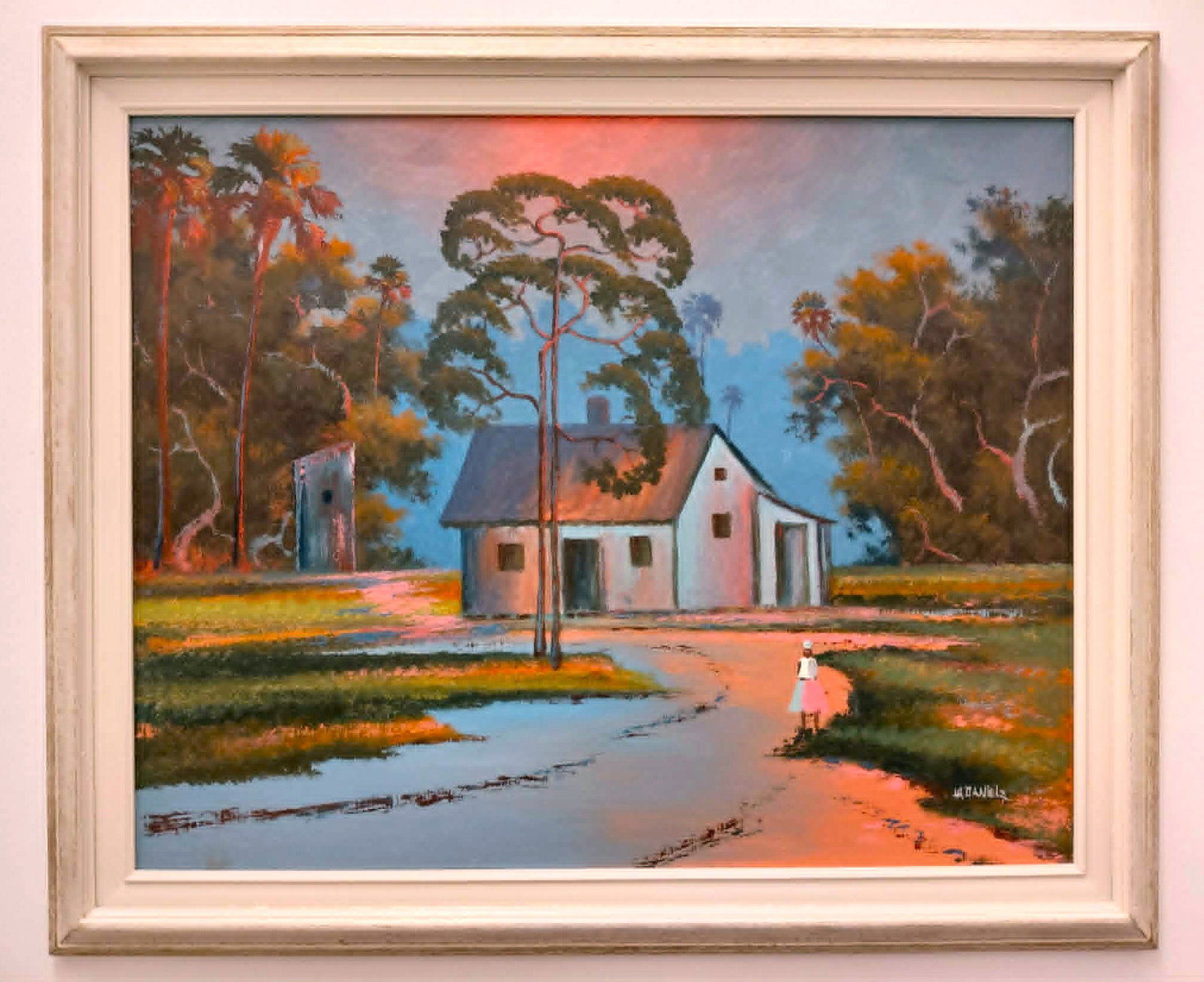 Willie Daniels Highwaymen Painting - Woman On The Homestead Auction