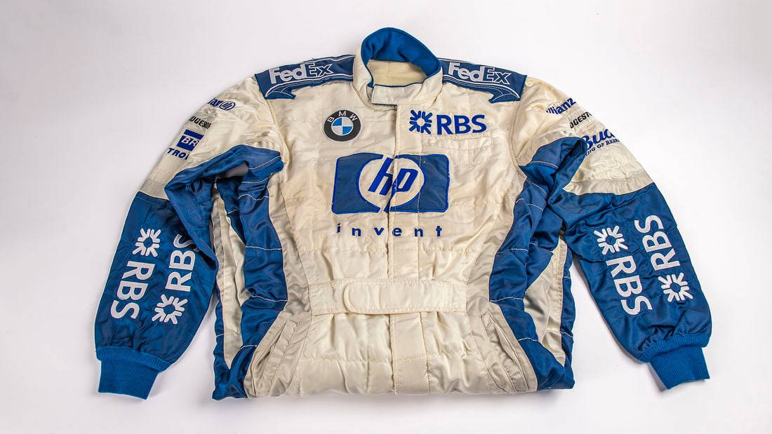 Williams 2005 Original Pit Crew Overalls Auction