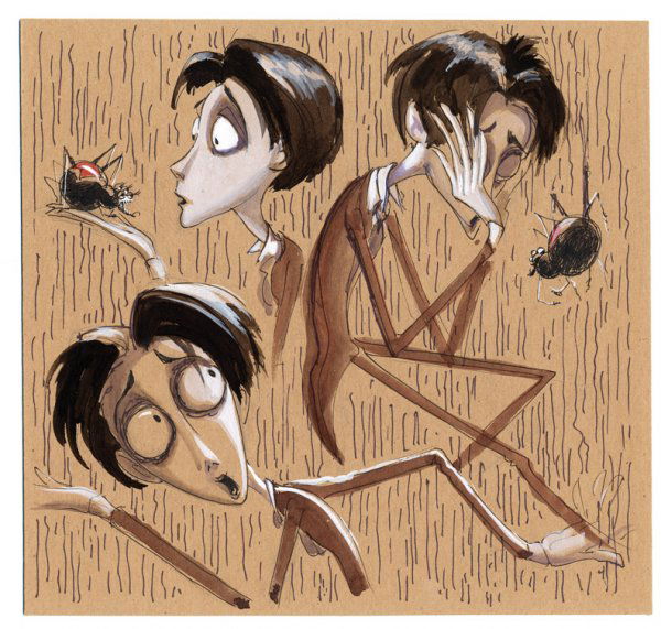 1112: Victor Van Dort concept artwork from Corpse Bride