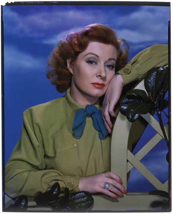 1069: Greer Garson color transparency by Sinclair Bull