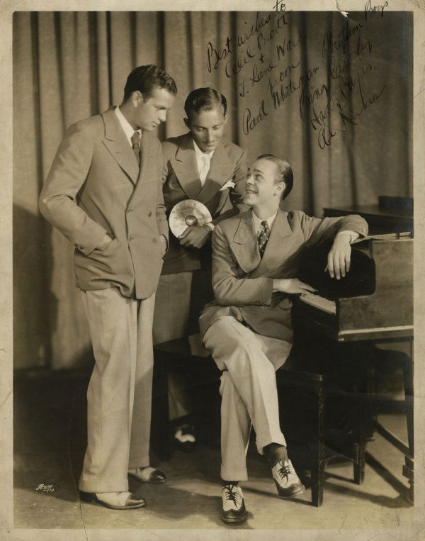 Bing Crosby Photo Signed by Paul Whiteman's Rhythm Boys - Jun 10, 2010 ...