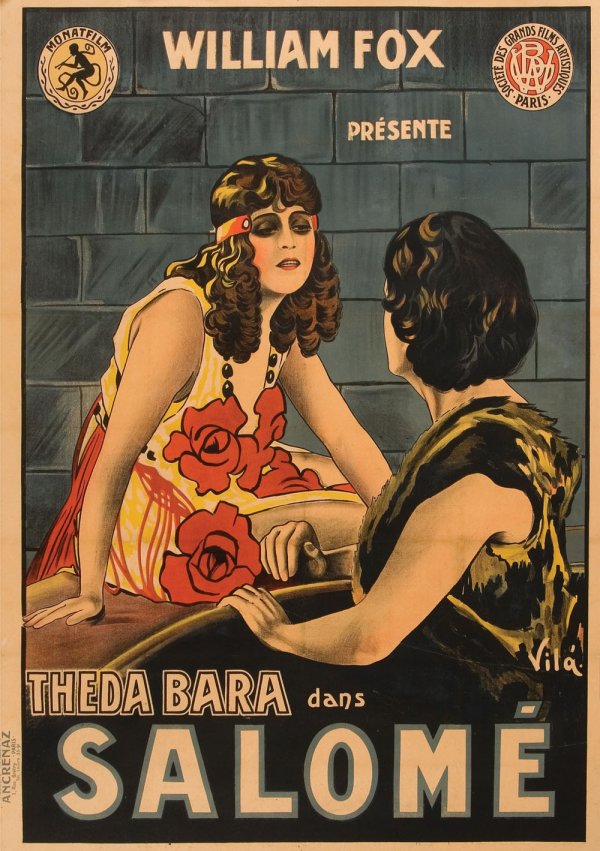 Salomé French affiche poster for Theda Bara version