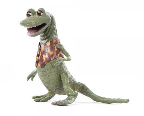 Bill the Lizard puppet from Alice in Wonderland