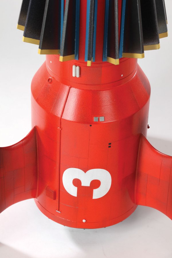 Thunderbirds Martin Bower-built Thunderbird 3 model : Lot 676