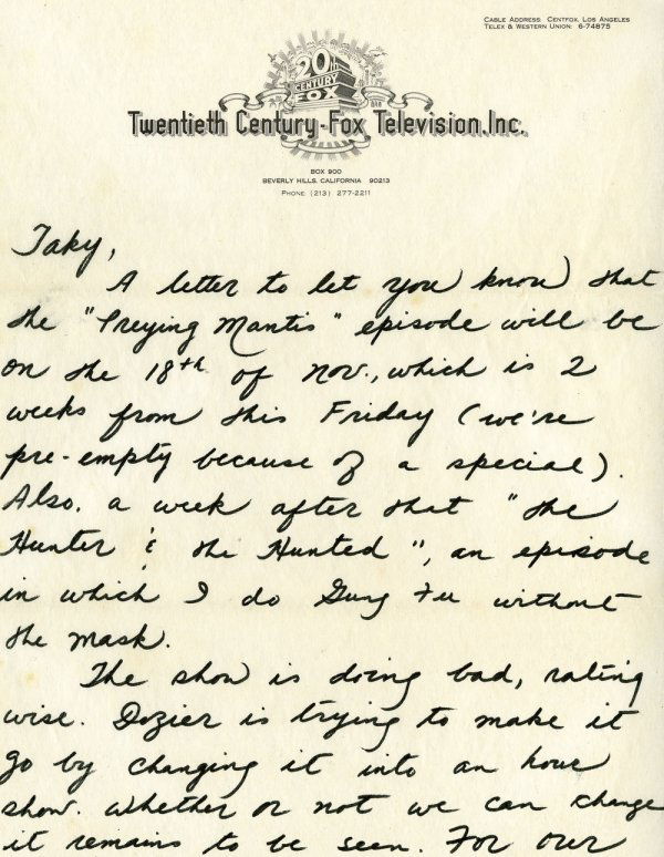 Bruce Lee original handwritten letter regarding Gung Fu - Jun 11, 2010 ...