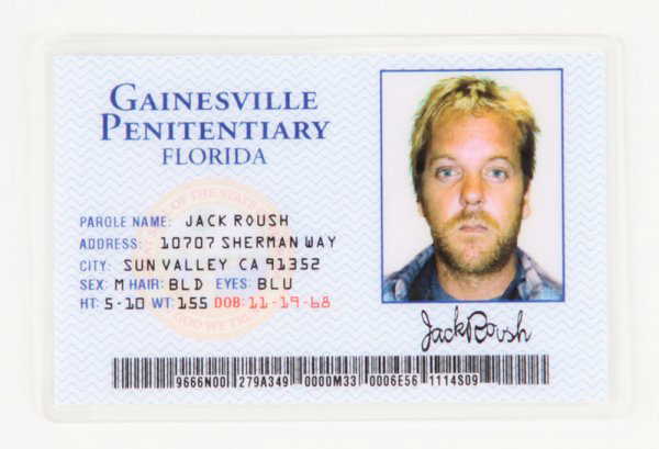 Kiefer Sutherland Jack Bauer hero ID card from 24