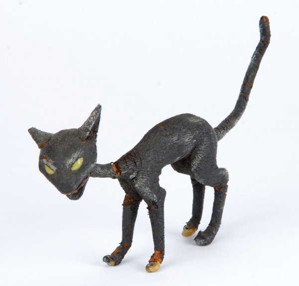 Black cat animated puppet - Nightmare Before Christmas