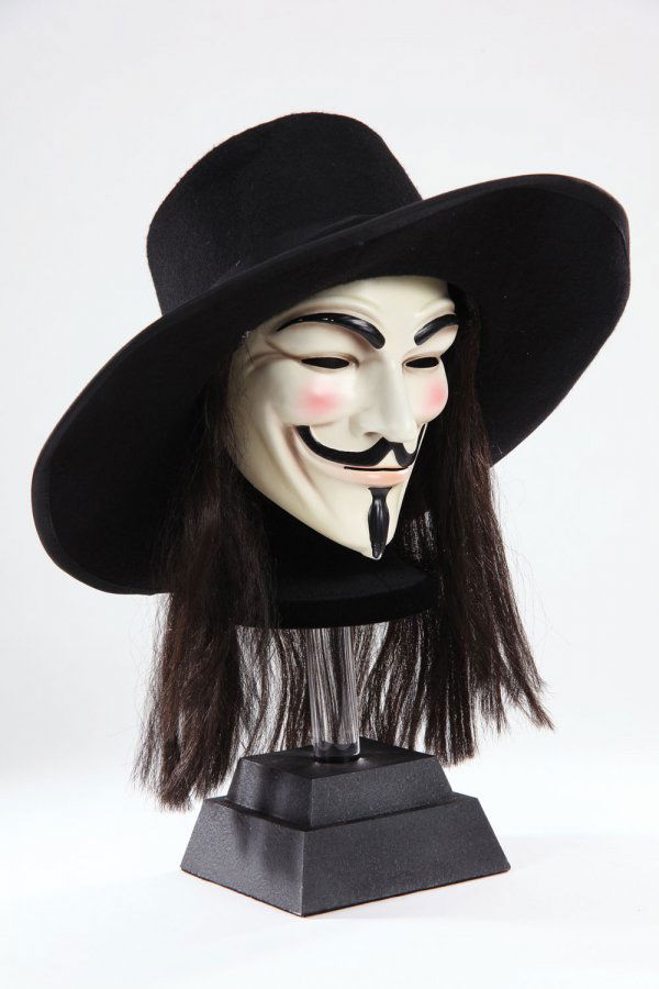 For Auction: Background V mask, hat & wig from V for Vendetta (#1130 ...