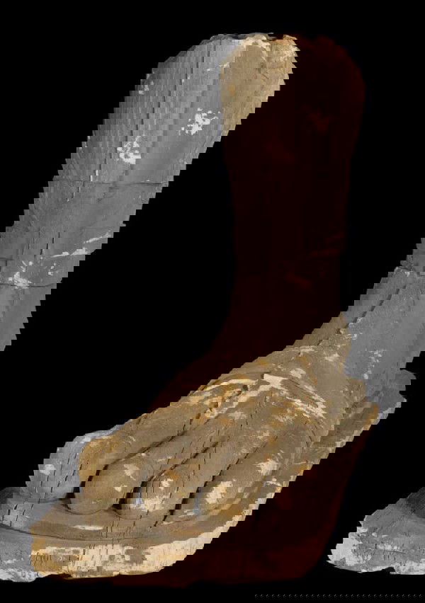 Remains of the statue of Taweret