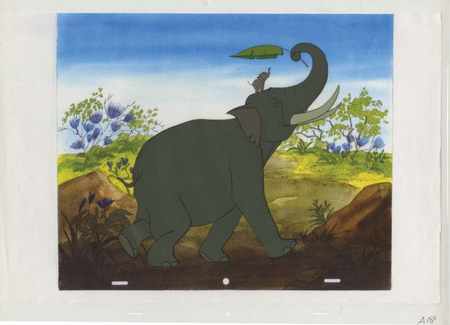 7: Orig prod cel of Goliath II and Mother from Goliath