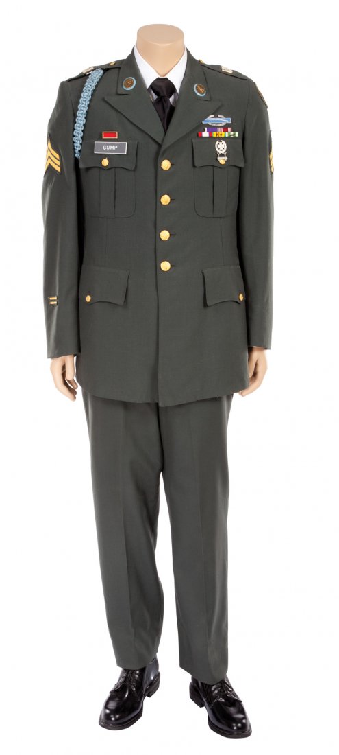 12: TOM HANKS “FORREST GUMP” SERVICE UNIFORM COSTUME