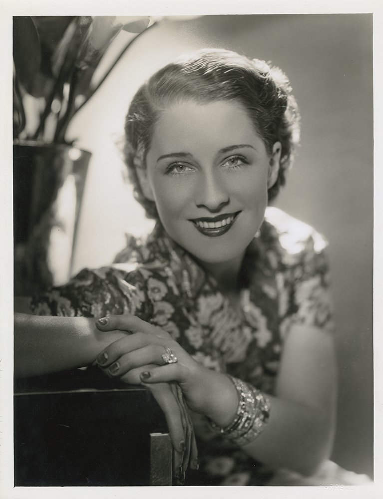 Norma Shearer (2) oversize portrait photographs by