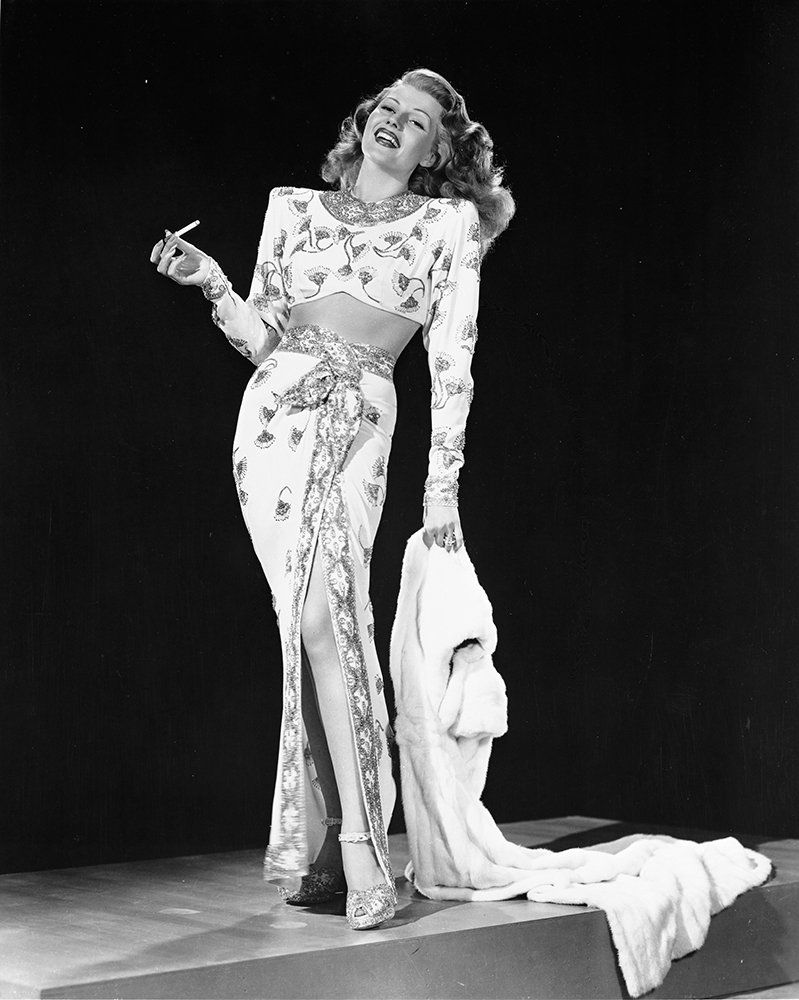 Rita Hayworth (9) original vintage studio negatives.