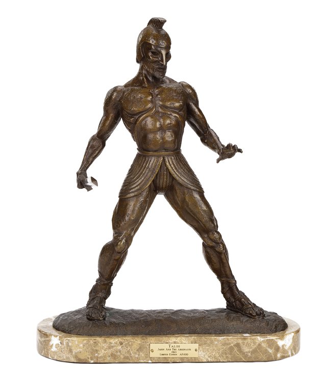 “Talos” bronze sculpture from Jason & the Argonauts.