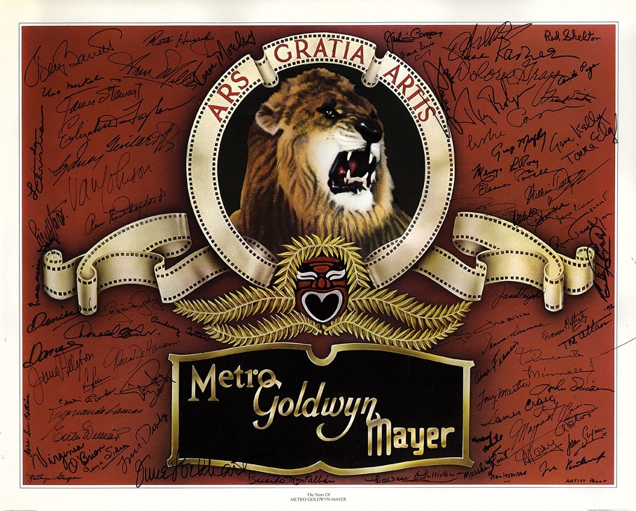 The Stars of MGM 1978 celebrity-signed poster with - Oct 18, 2014 ...