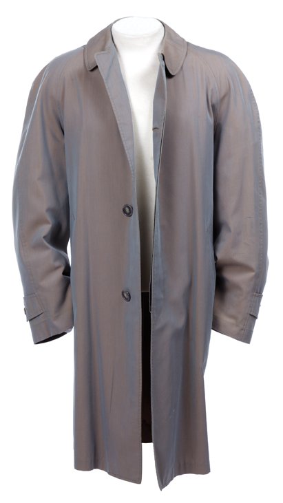 Jon Hamm “Don Draper” vintage trench coat from Mad Men.