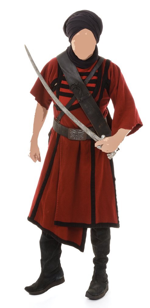 Complete “Thuggee guard” costume from Indiana Jones and