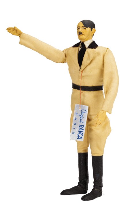 Adolf Hitler vintage doll by Bernard Ravca and metal