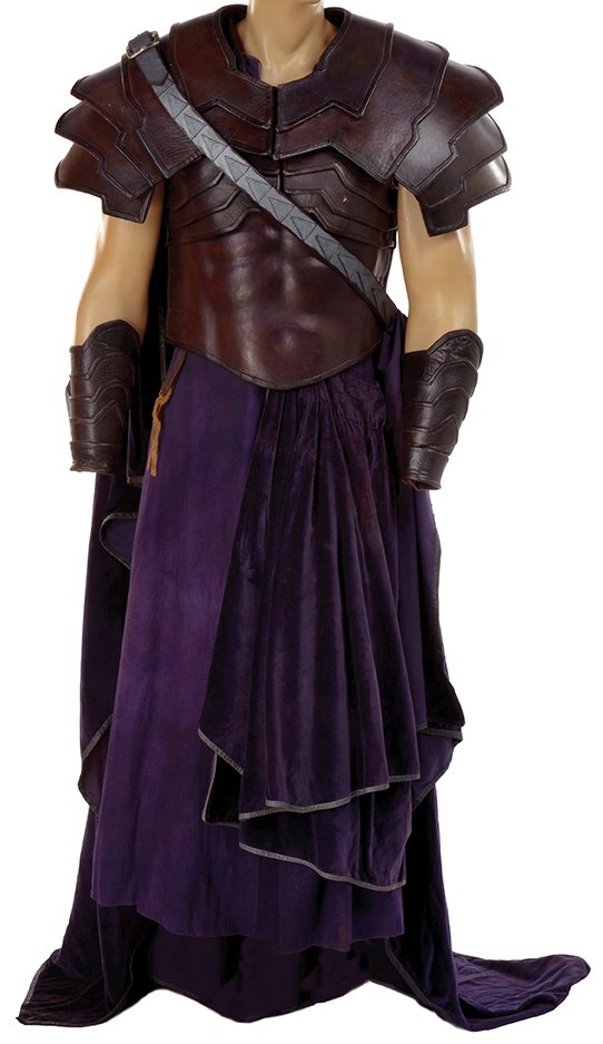 Khalar Zym warlord battle-armor costume.