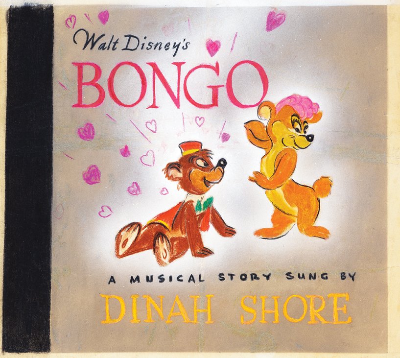 Record album concept art from Bongo the Bear