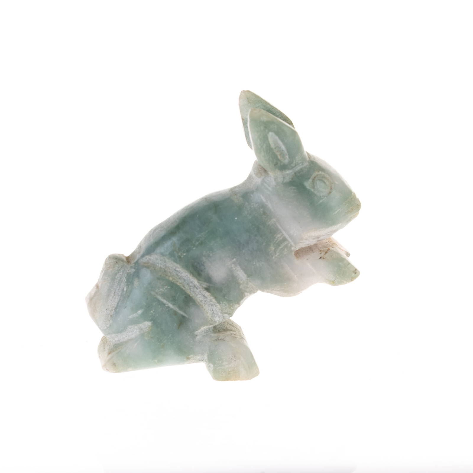 Chinese Carved Jade Rabbit Figure Auction
