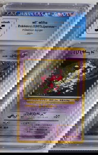 Mr. Mime Japanese Pokemon Cgc 5 Mint