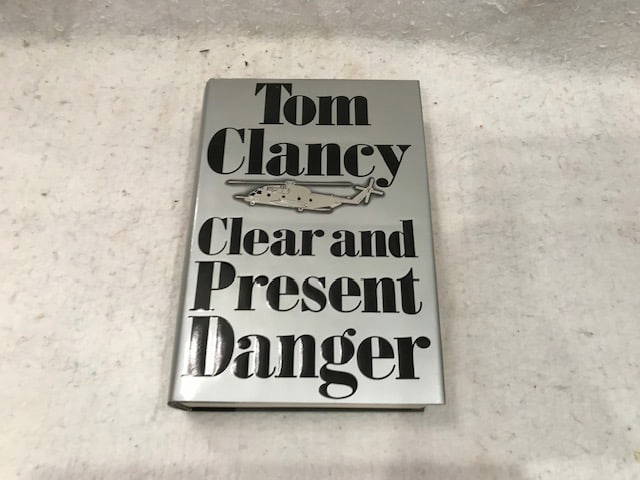 Tom Clancy First Edition Novel Clear And Present Danger 2000