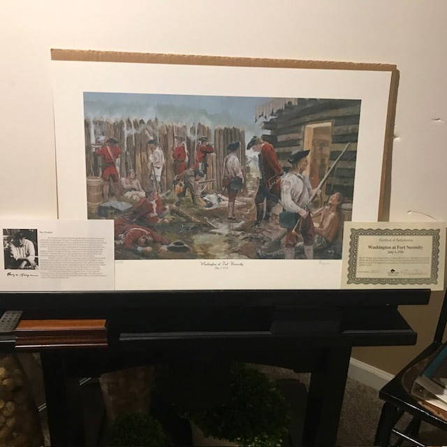 Ray Forquer "washington At Fort Necessity 1754" Limited Edition Print ...