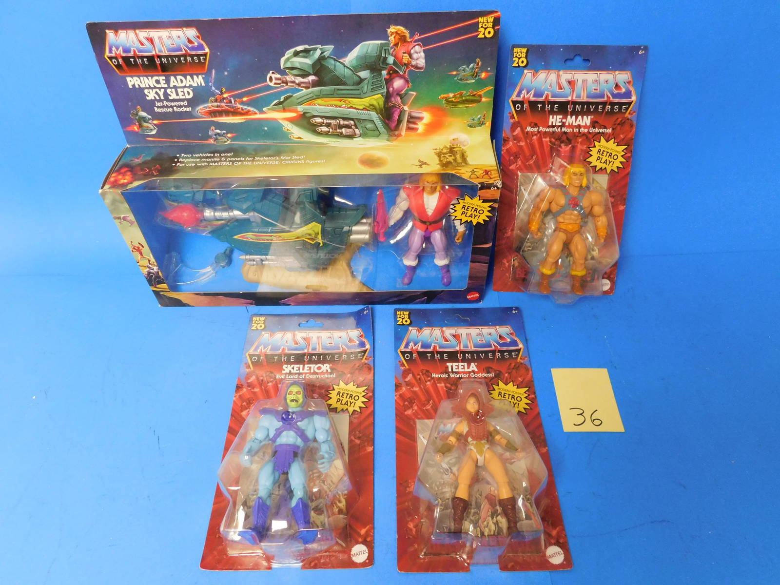 Masters Of The Universe Motu Figures On Cards And Box Auction