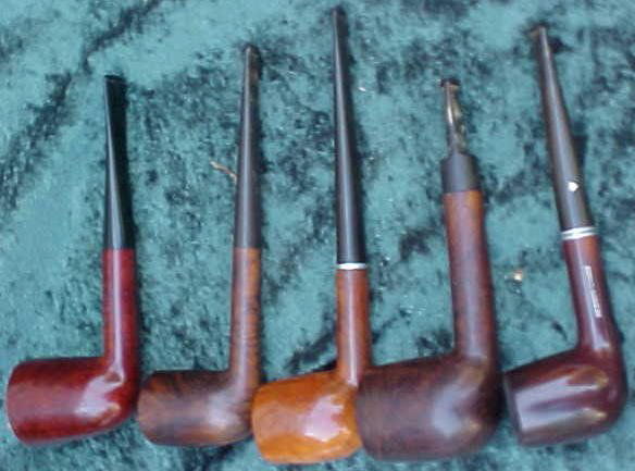 152: Lot of 5 Pipes -Barley, Savory, Argyll, Dr. Grabow