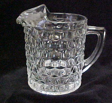 022: American Fostoria Water Pitcher w/Ice Lip