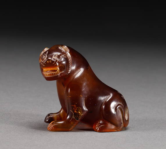 Qing Dynasty Amber Beast