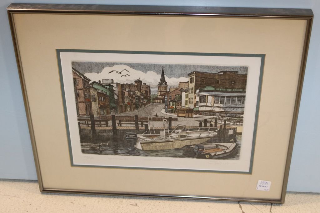 Glen P. Weber Etching