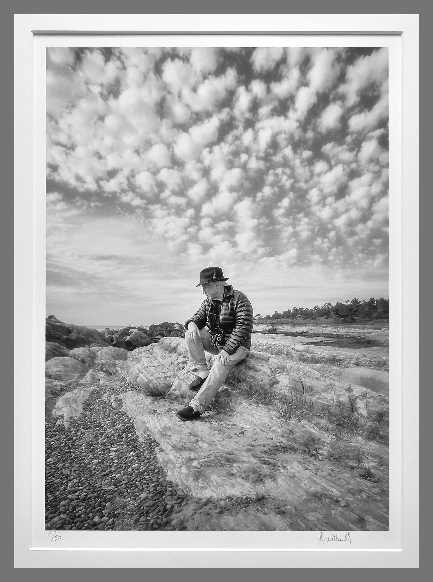 Huntington Witherill (1949 - ) Signed 2012 Kim Weston - Point Lobos Ca ...