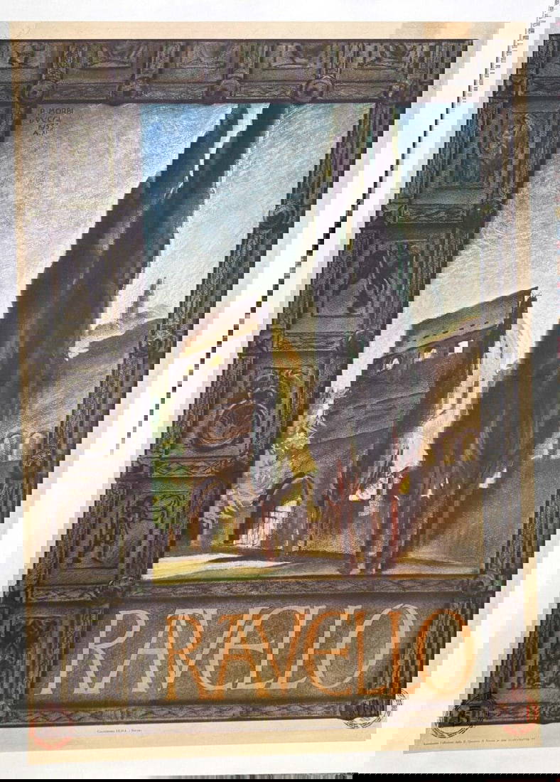 Rare Italian Travel Poster Ravello By Publio Morbiducci 1933 For Enit ...