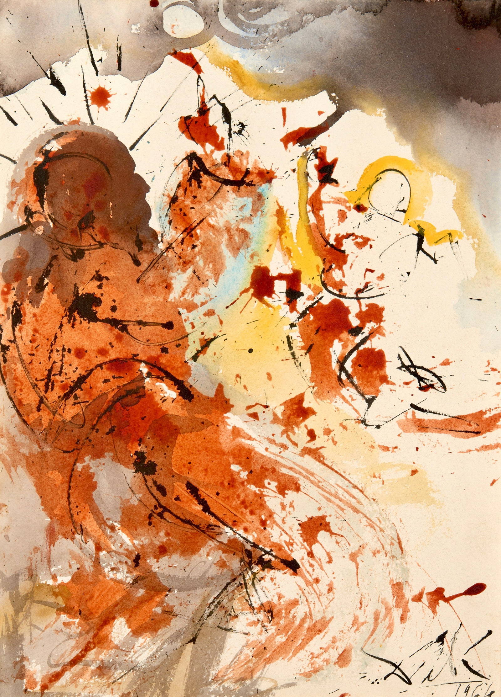 Salvador Dali, Composition (michler/lpsinger 1600; Field 69-3), Biblia Sacra, Lithograph - Jul ...